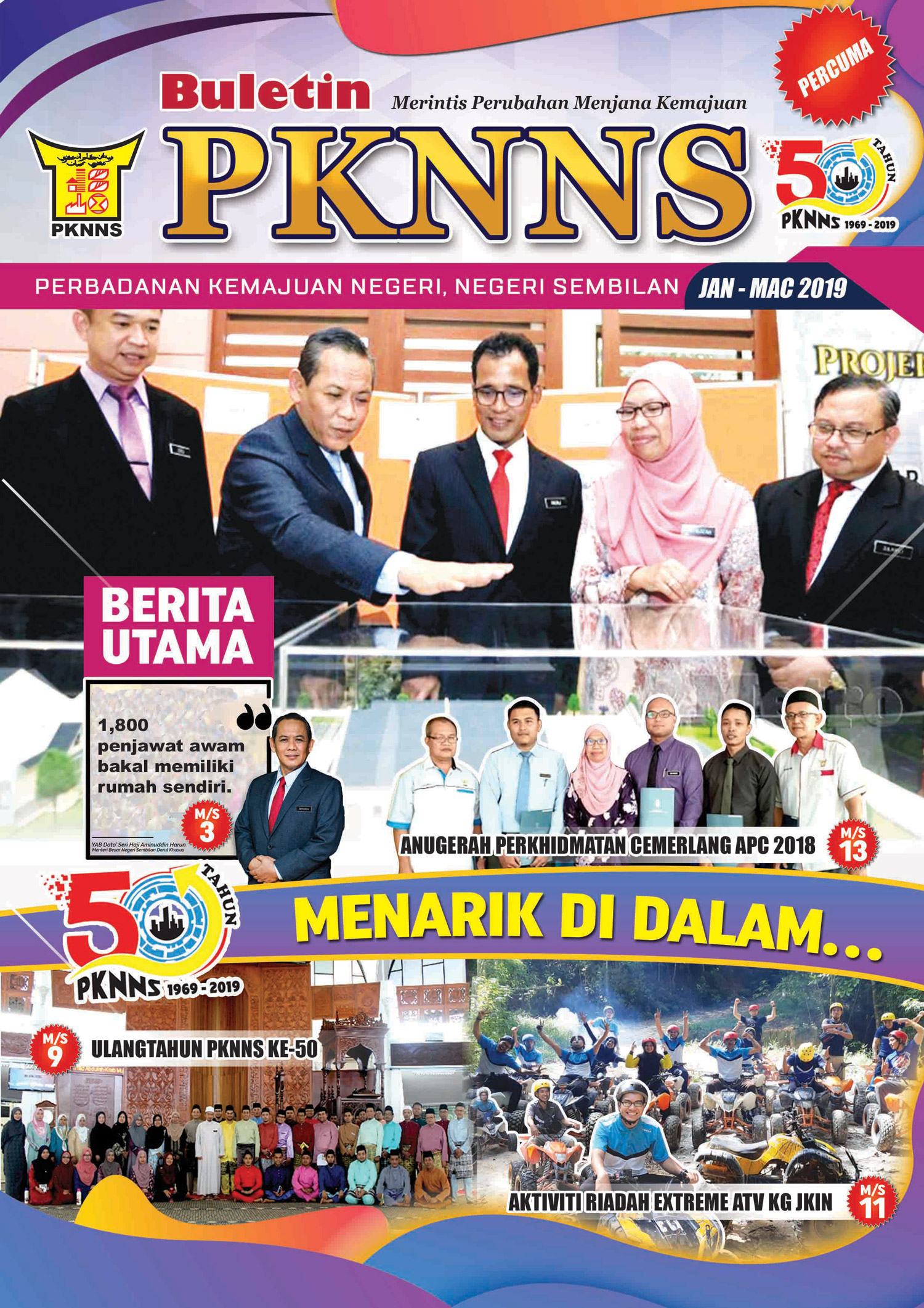 Perbadanan Kemajuan Negeri, Negeri Sembilan - Buletin PKNNS